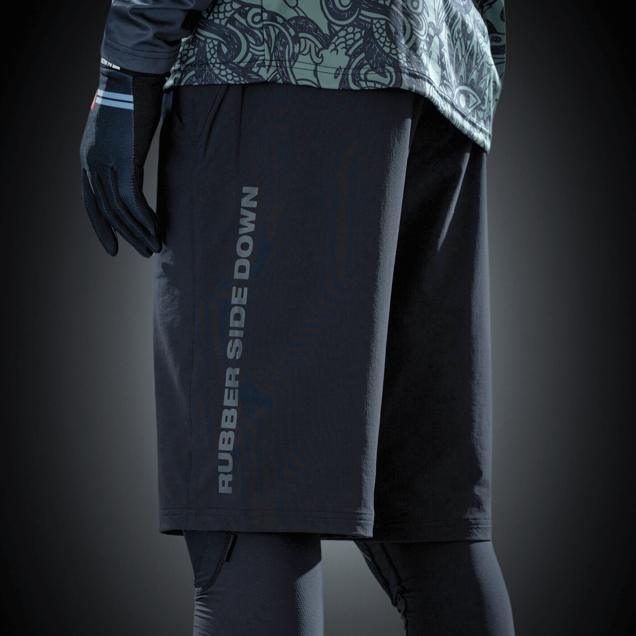 Apex Technical Shorts - Black (His) – Rubber Side Down Global