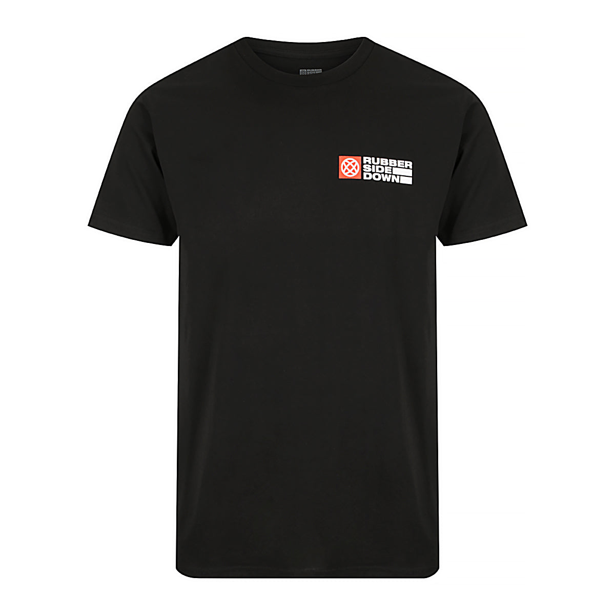 RSD Iconic Tee Black – Rubber Side Down Global