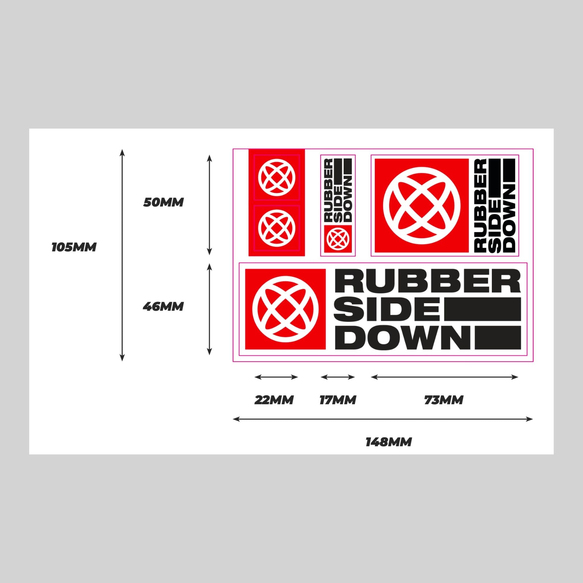 RSD Sticker Pack – Rubber Side Down Global