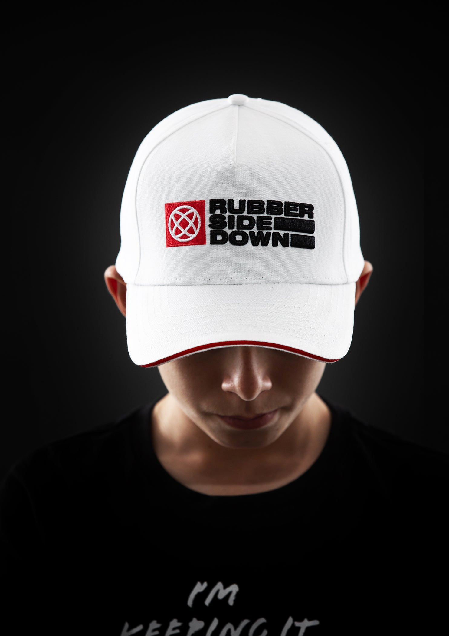 Classic Peak Snapback Cap - White – Rubber Side Down Global